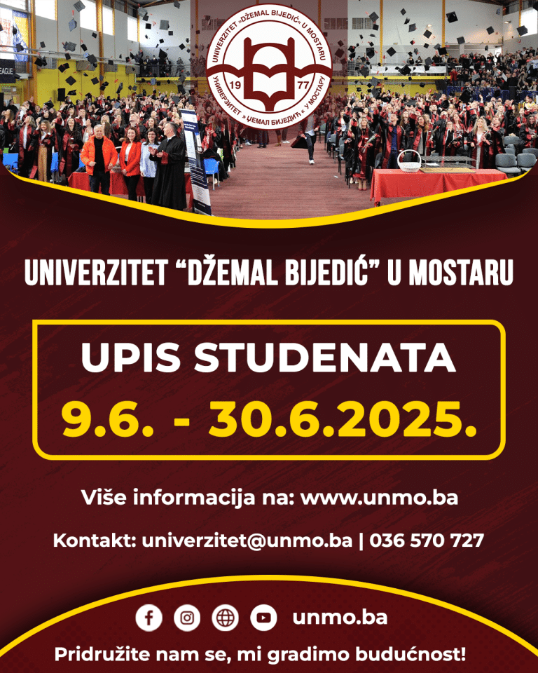 Otvoren Konkurs za upis na Univerzitet "Džemal Bijedić" u Mostaru – Novi studij logopedije!